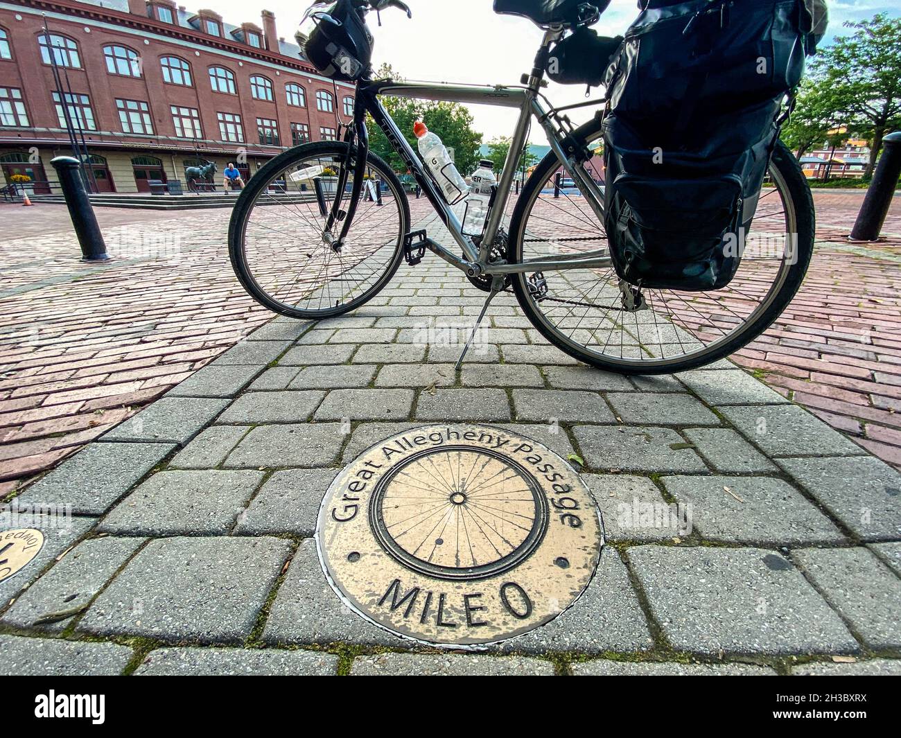Great Allegheny Passage ( GAP ) bike trail Stock Photo - Alamy