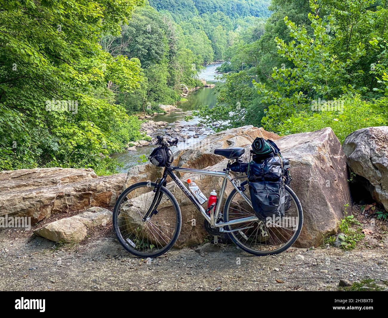 Great Allegheny Passage ( GAP ) bike trail Stock Photo - Alamy