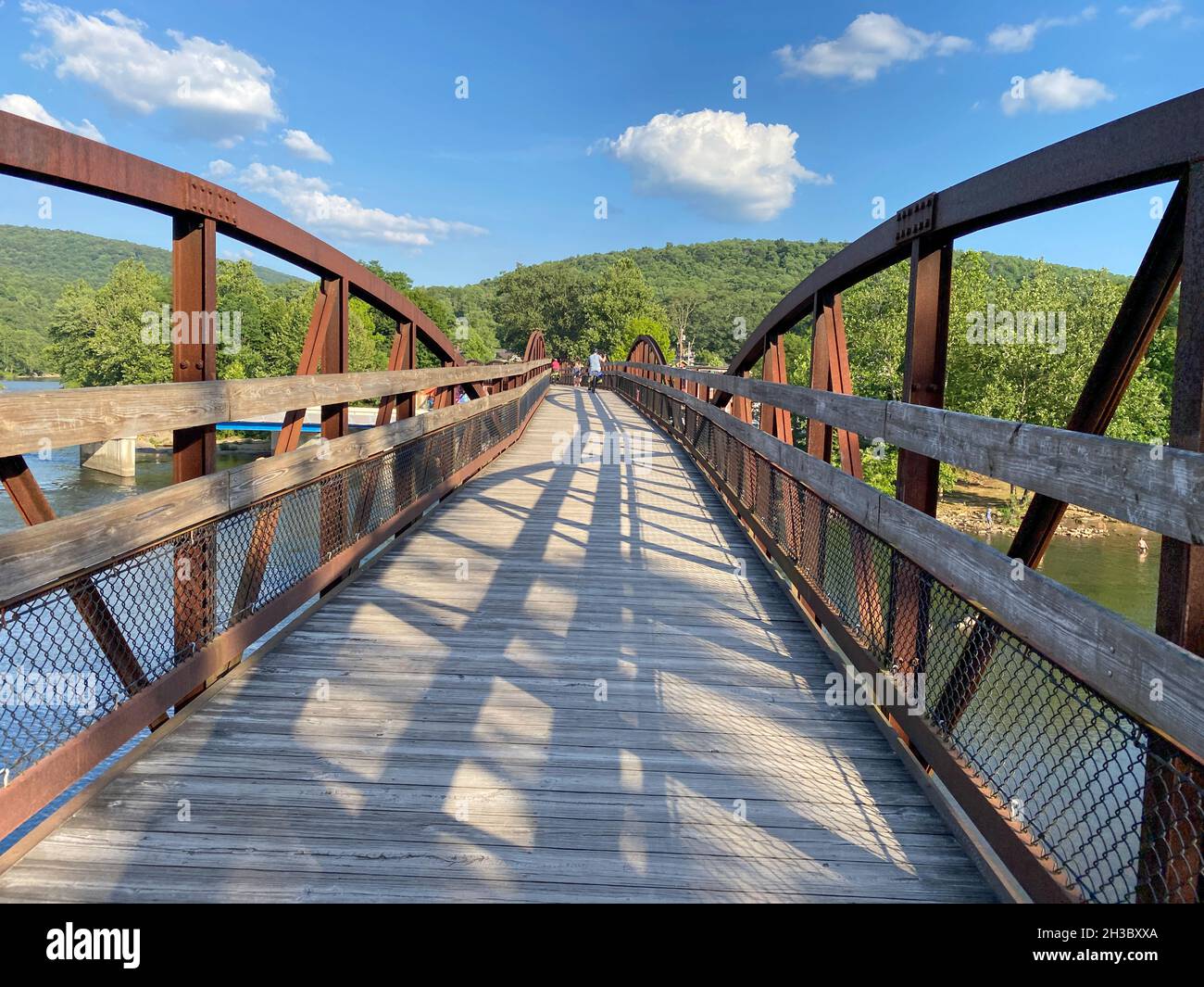 Great Allegheny Passage ( GAP ) bike trail Stock Photo - Alamy