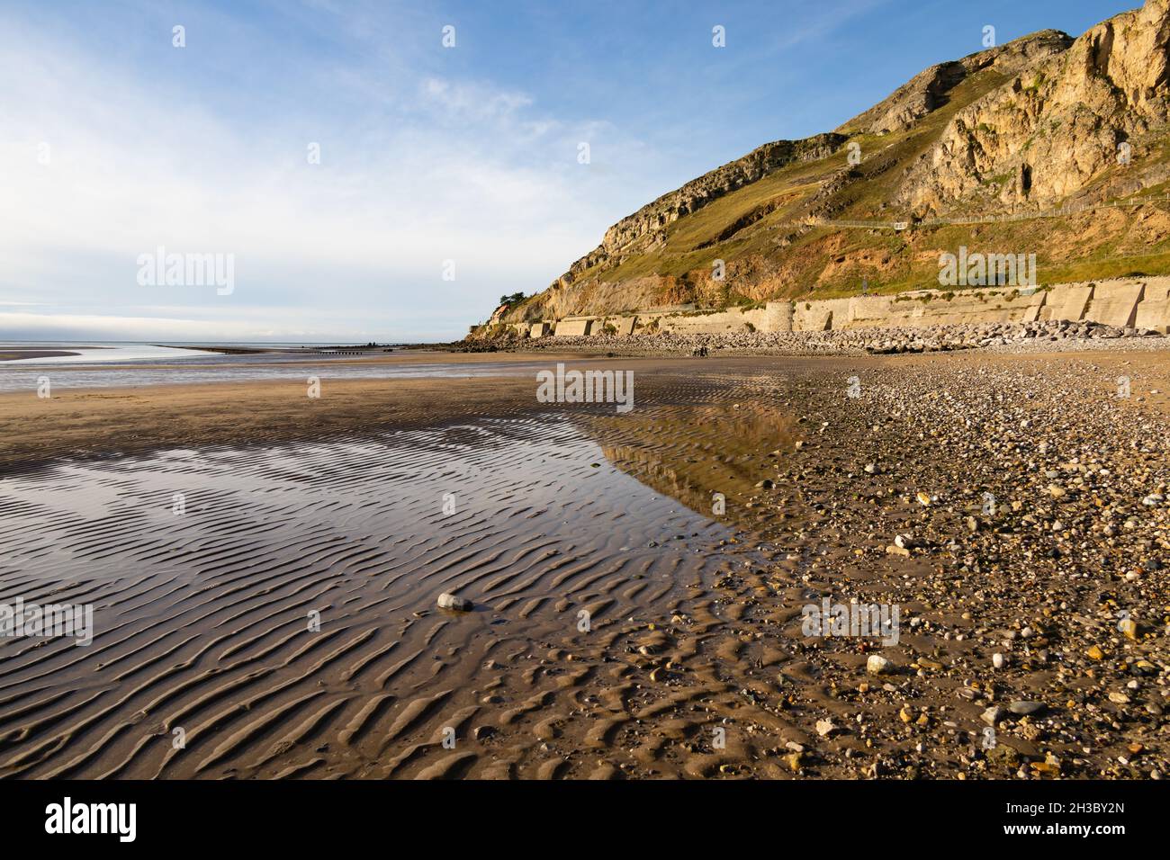 Llandudno, West Shore Beach, Clwyd, Wales Stock Photo - Alamy