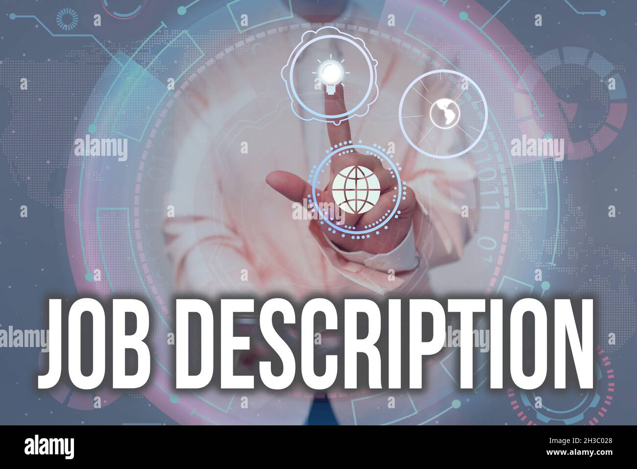 Inspiration showing sign Job Description. Internet Concept a formal ...