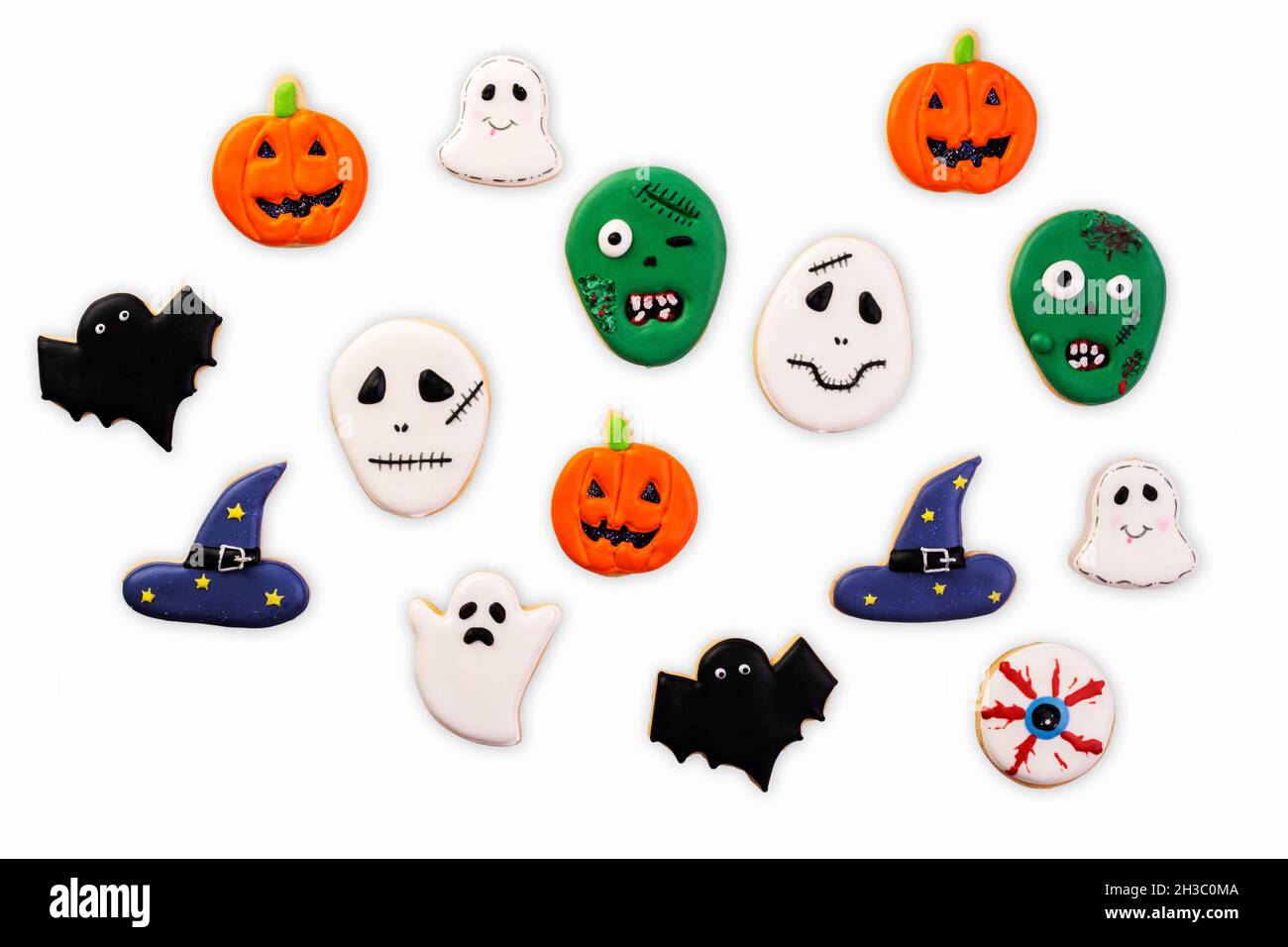 Top view creepy halloween Cut Out Stock Images & Pictures - Alamy