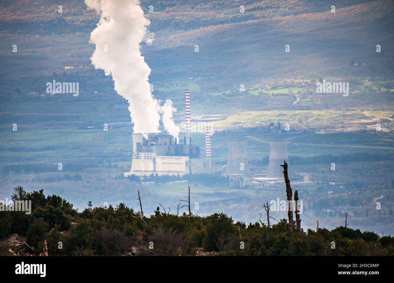 Power plant in Arcadia in the central Peloponnese with a nominal ...