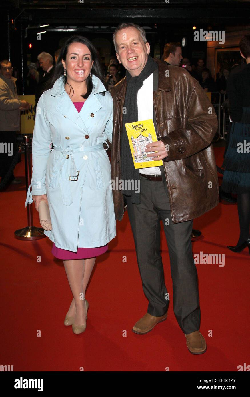 London, UK. Frank Skinner at the Opening Night of 'Singing in the Rain ...