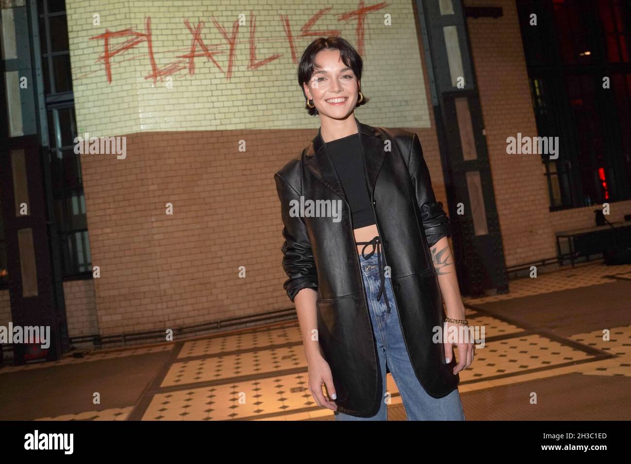Berlin, Germany. 27th Oct, 2021. The musician Lotte at the premiere of ...