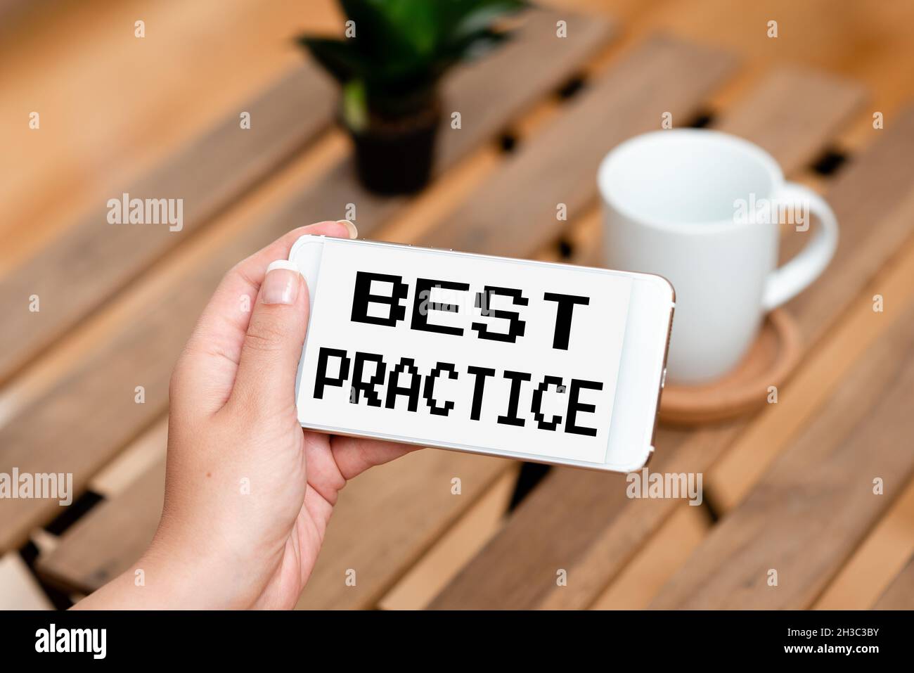 Text showing inspiration Best Practice. Word Written on commercial ...