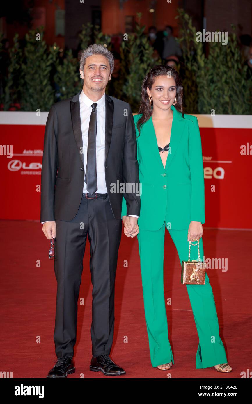 Rome, Italy. 23rd Oct, 2021. Pierfrancesco Diliberto, called Pif, and ...
