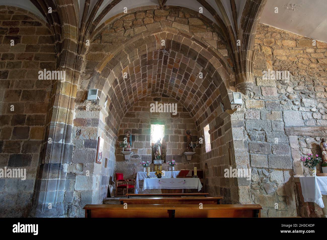 Ecclesiastical and religious architecture of Cantabria Stock Photo - Alamy