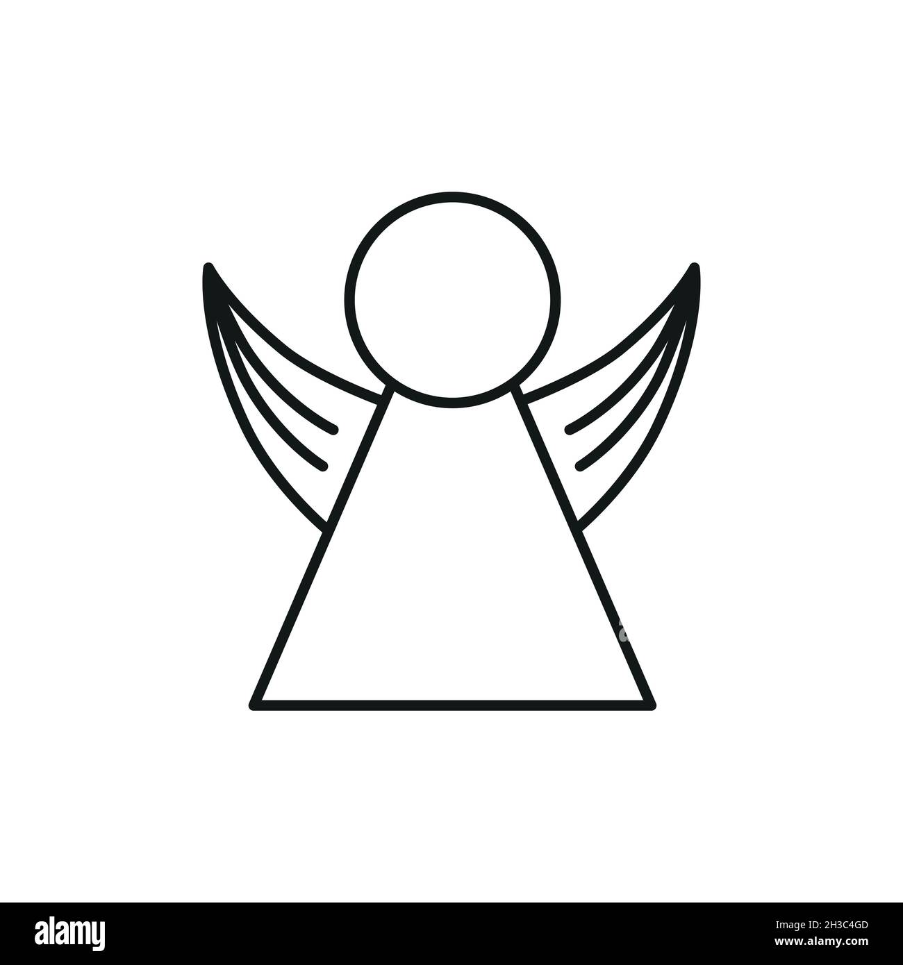 Heavenly cupid design Stock Vector Images - Alamy