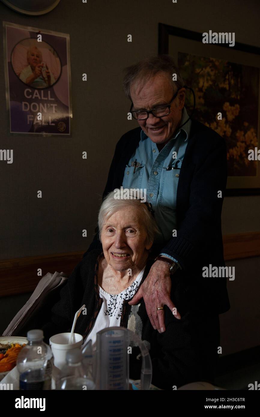 Old baby hands touching hi-res stock photography and images - Alamy