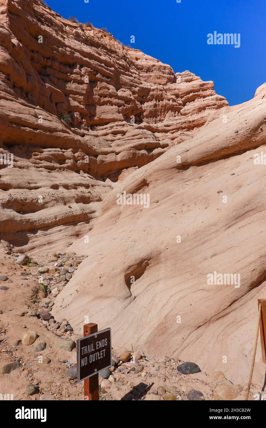 Red Rock Canyon Park Trail ,foothill ranch, California, USA Stock Photo ...