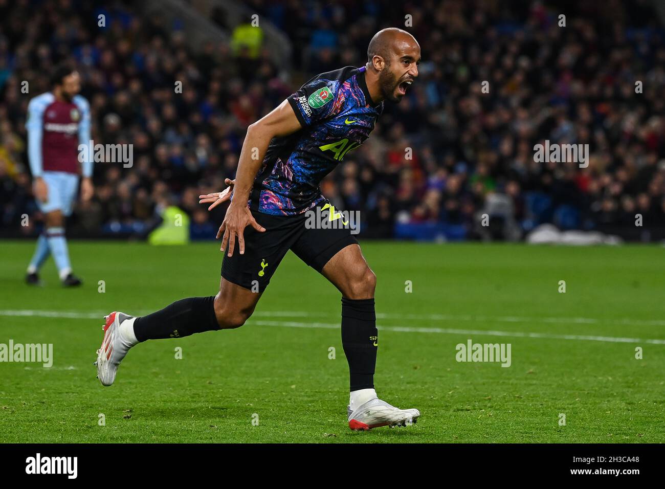 Tottenham goal celebration 2021 hi-res stock photography and images - Alamy