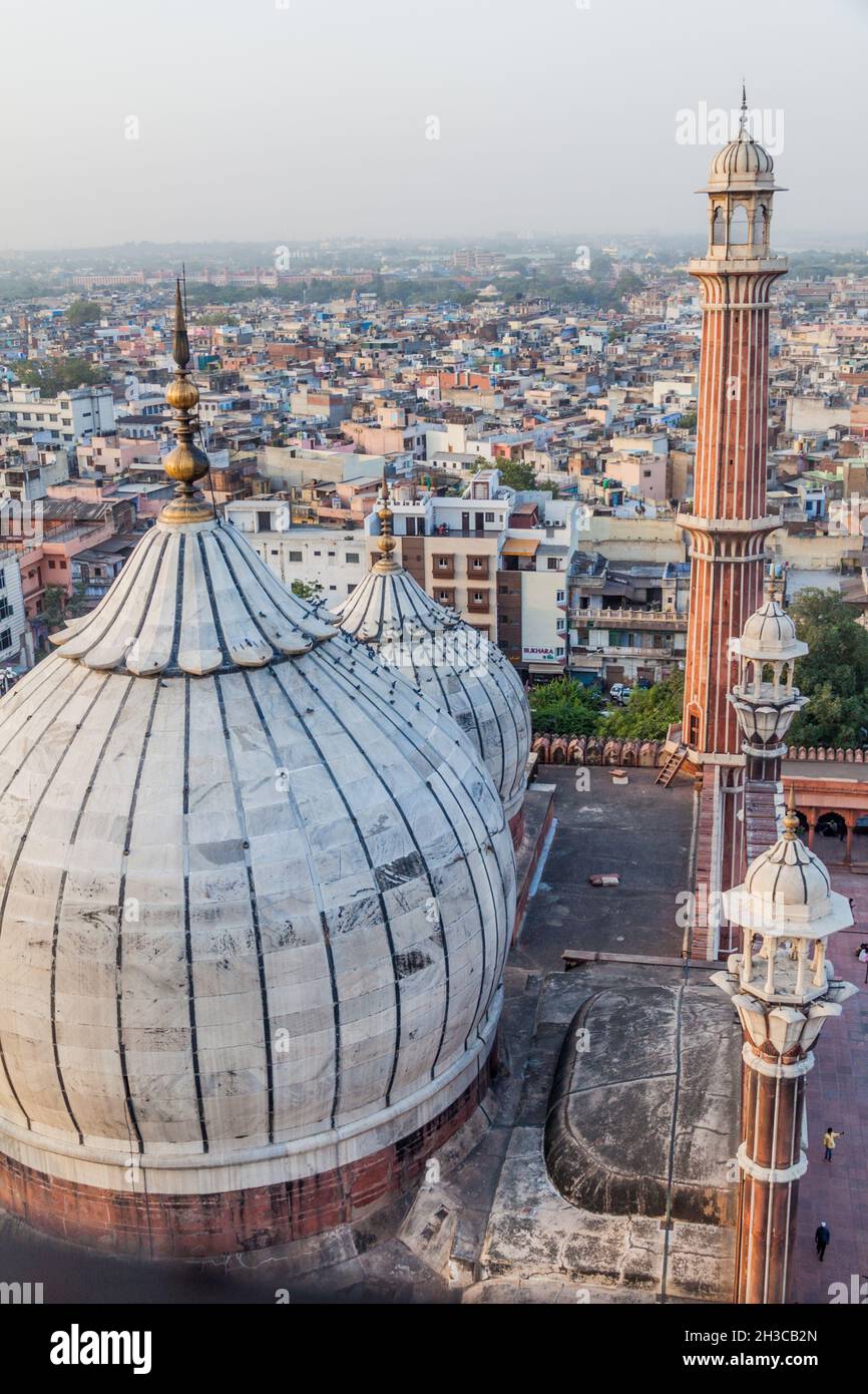 Aerial view of jama masjid hi-res stock photography and images - Alamy