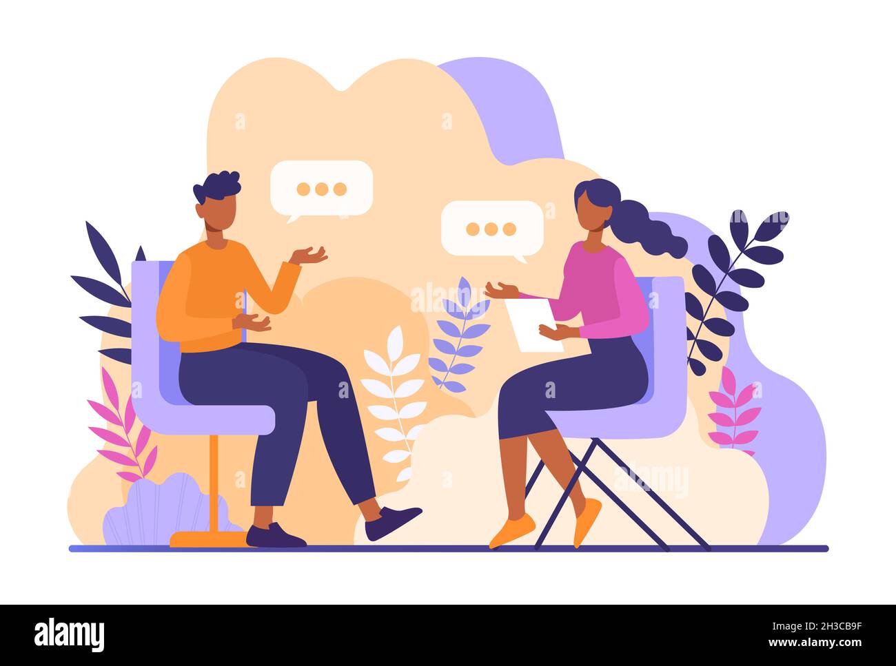 Talk conversation concept Stock Vector Image & Art - Alamy