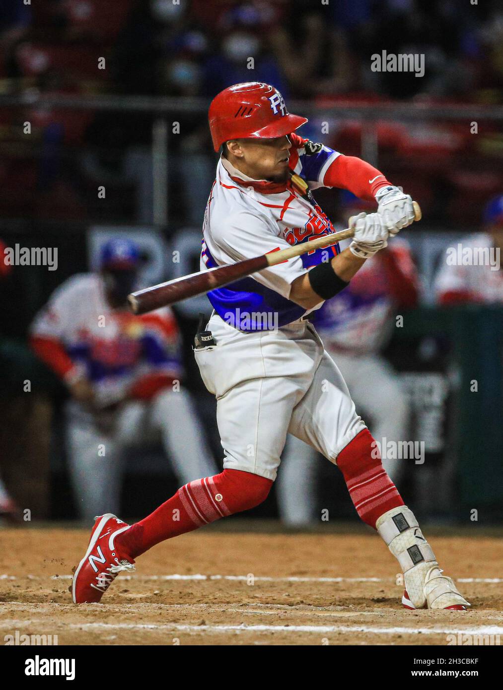 MAZATLAN, MEXICO - FEBRUARY 01: Juan Carlos Cintron of Criollos de ...