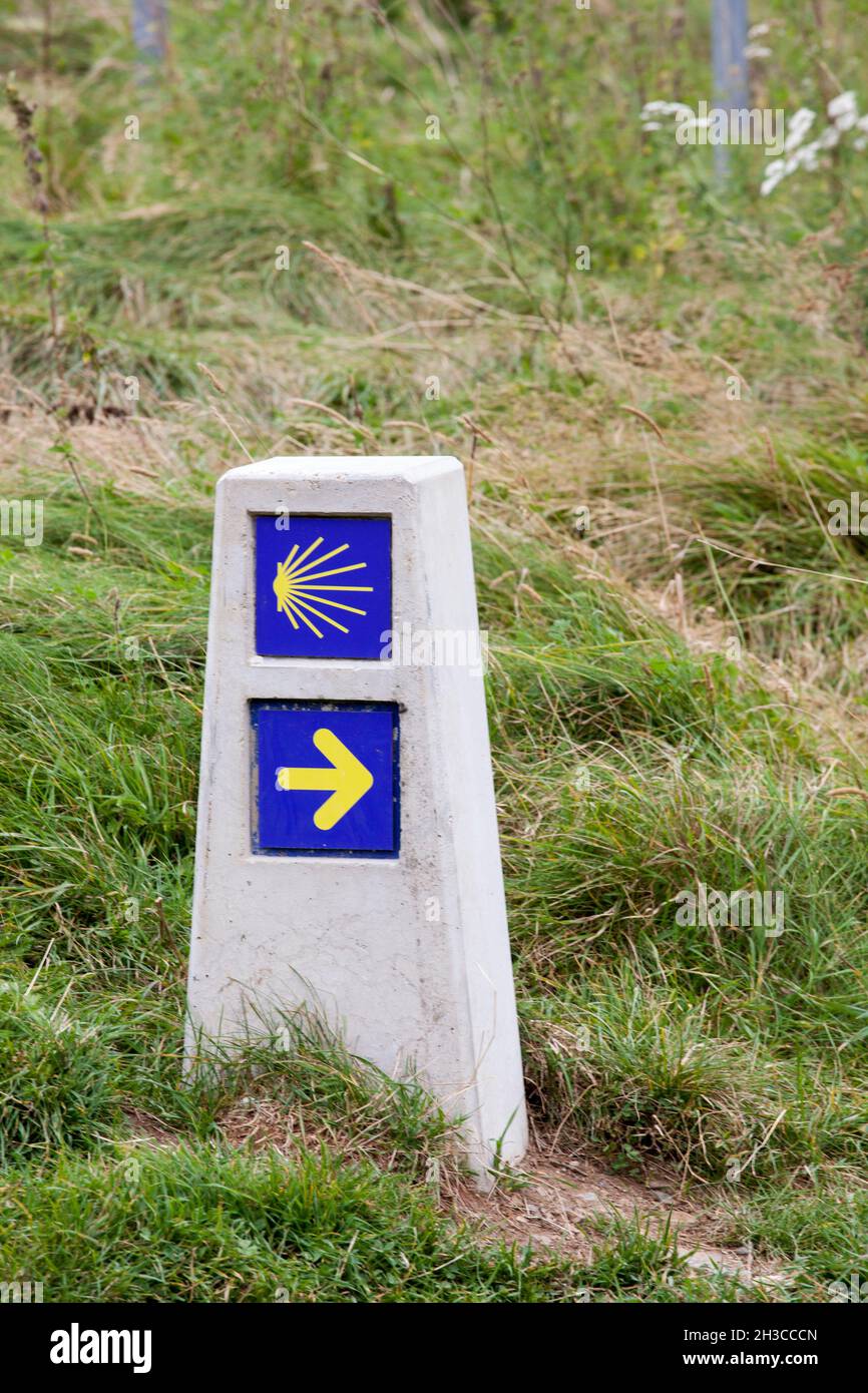 Pilgrimage route sign hi-res stock photography and images - Alamy