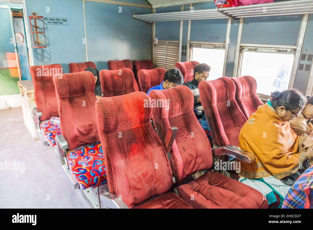 Indian railway coach interior hi-res stock photography and images - Alamy