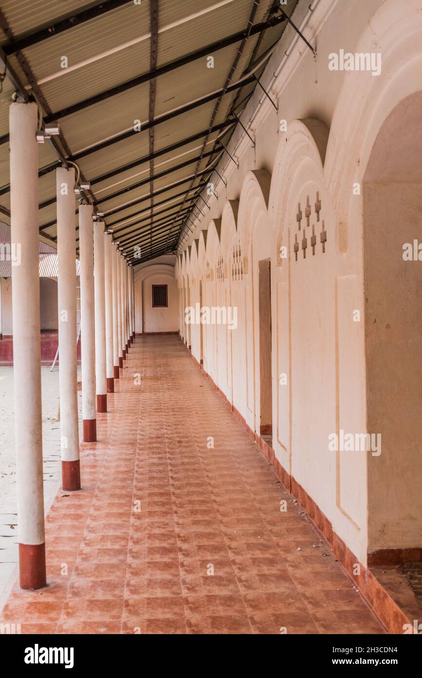 Walkway at Kantanagar Temple commonly known as Kantaji Temple or ...