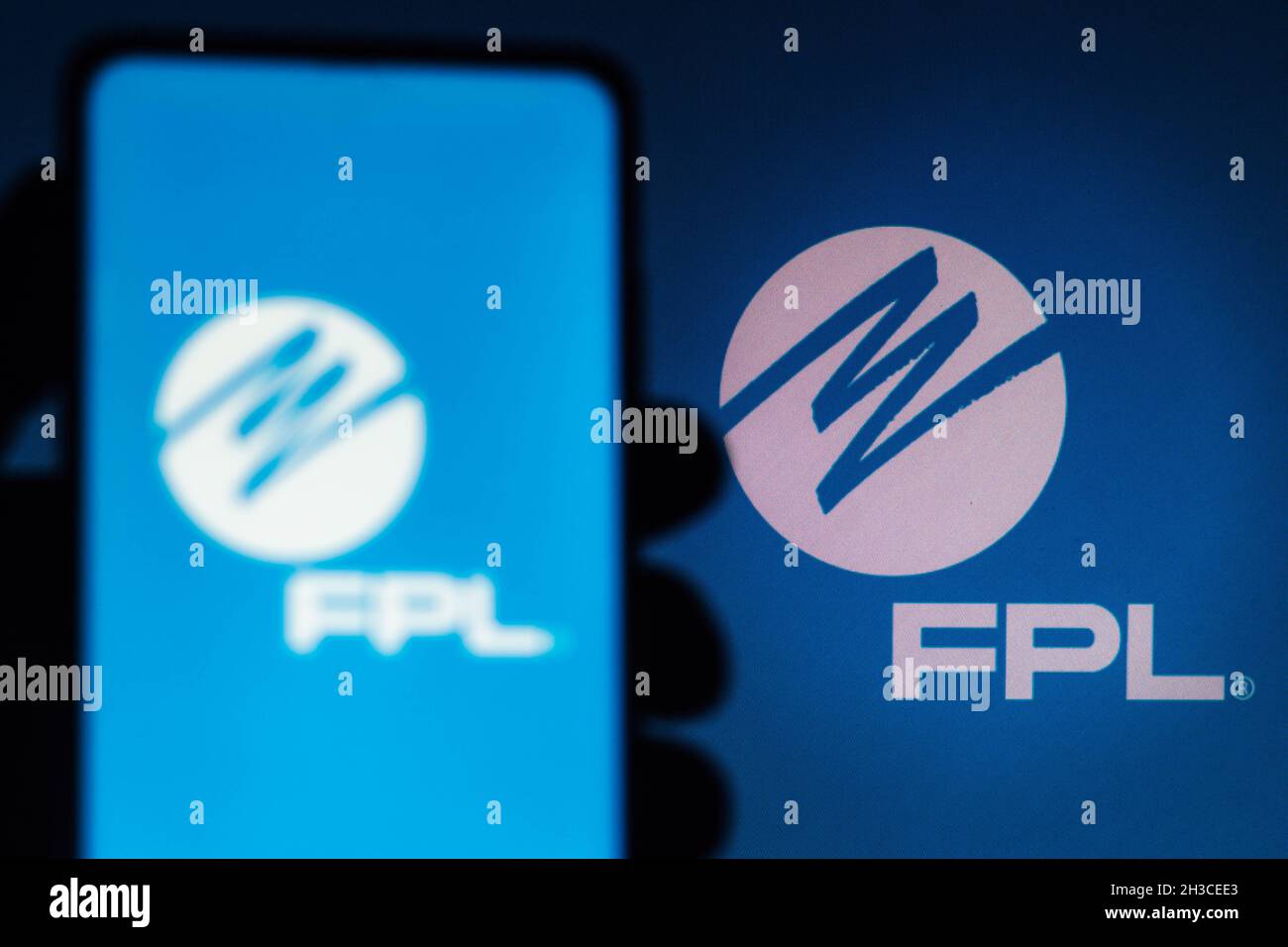 Brazil. 27th Oct, 2021. In this photo illustration the Florida Power ...