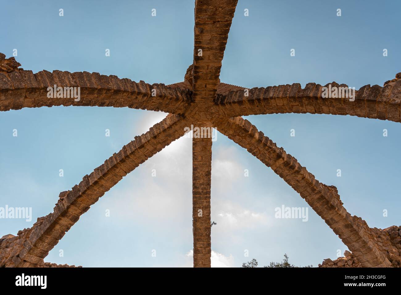 Cava Arquejad, old snow well to store snow during winter in the ...