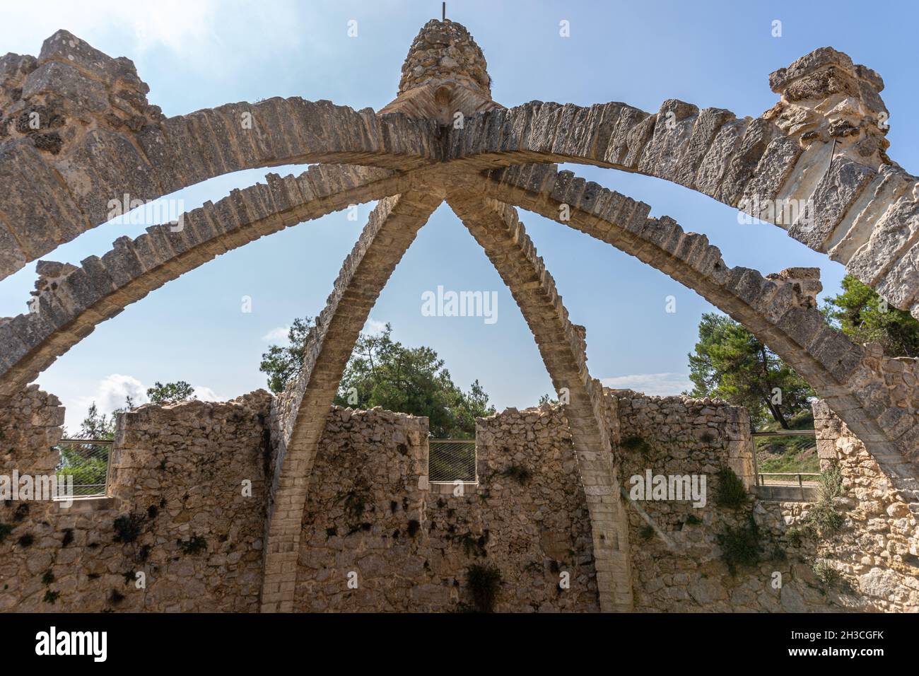 Cava Arquejad, old snow well to store snow during winter in the ...