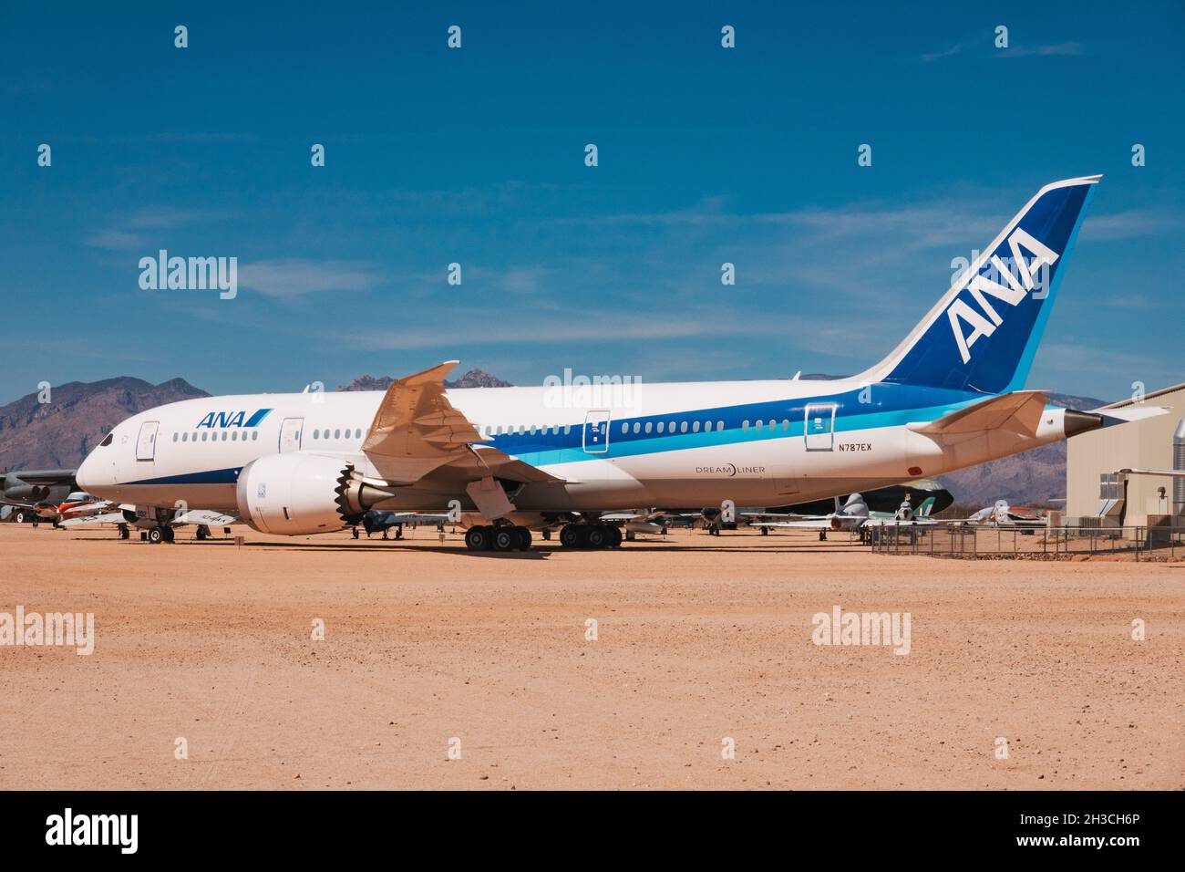 The second Boeing 787 Dreamliner ever built now rests at the Pima Air & Space Museum, Arizona ...