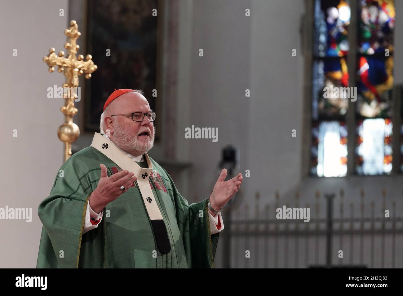 German roman catholic Cardinal Reinhard Marx, Archbishop of Munich and ...