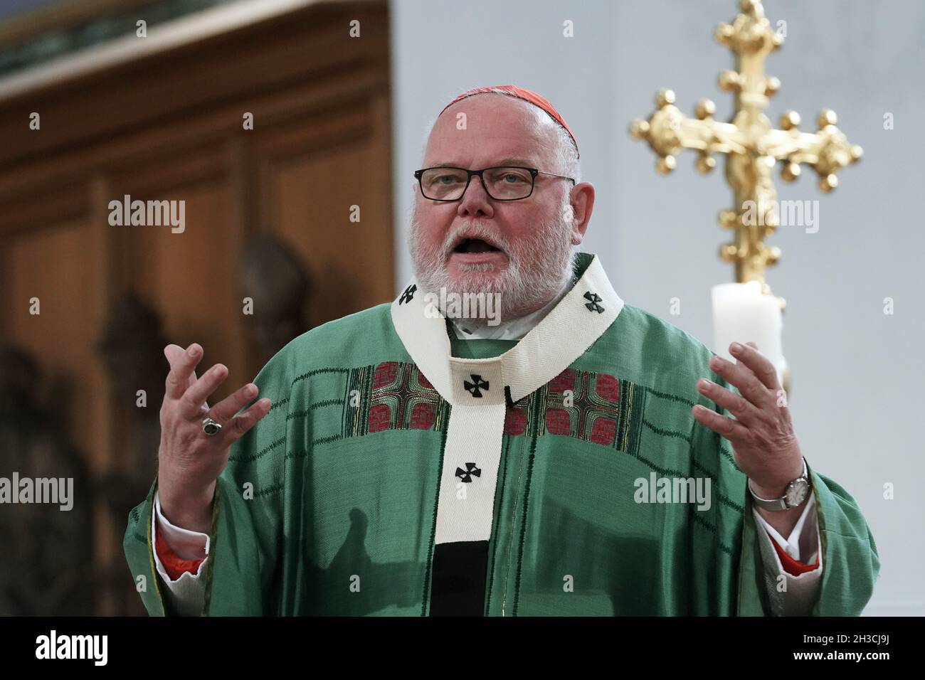 German roman catholic Cardinal Reinhard Marx, Archbishop of Munich and ...