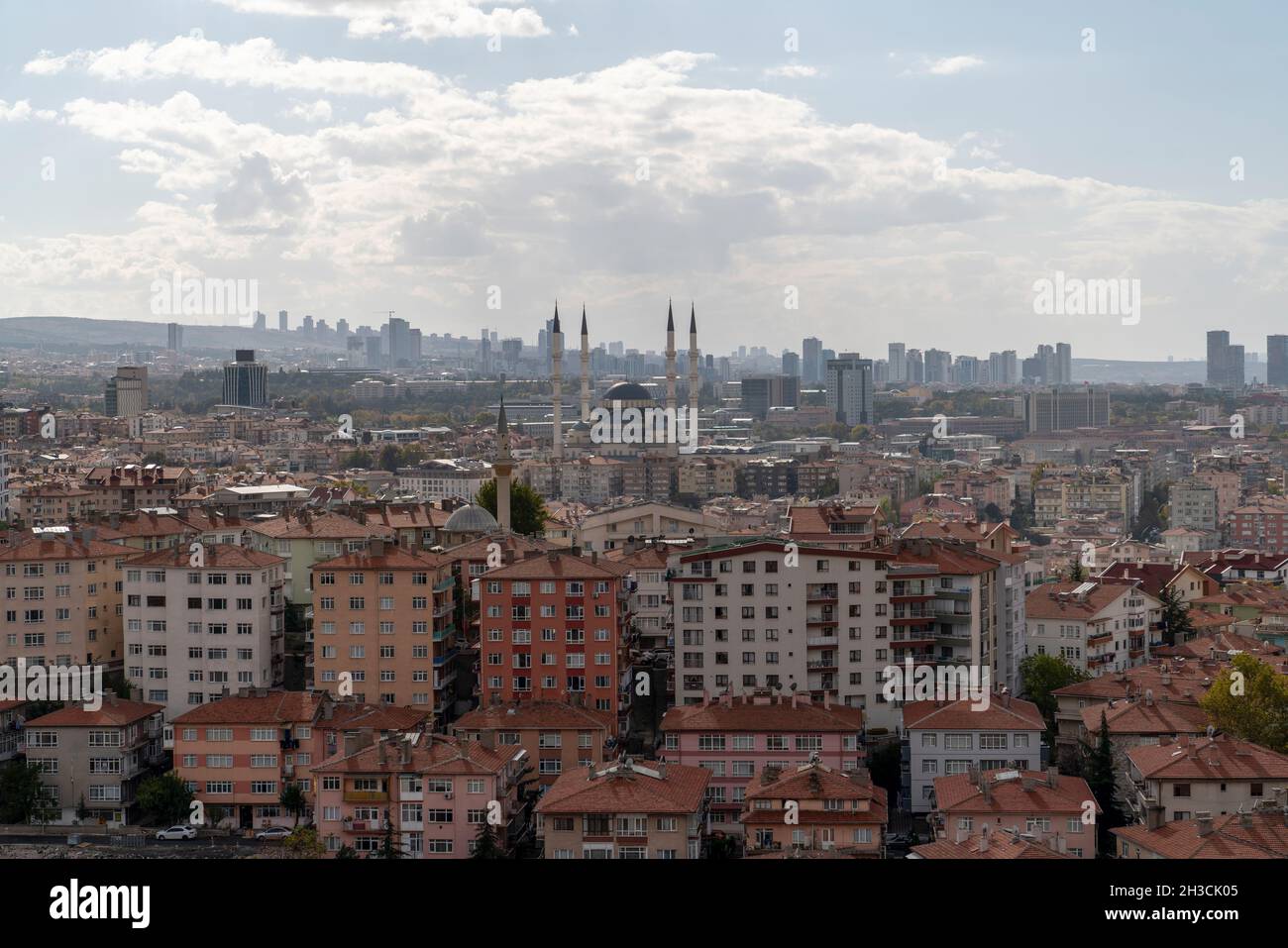 Panoramic Ankara city view in Autumn season, Turkey Stock Photo - Alamy
