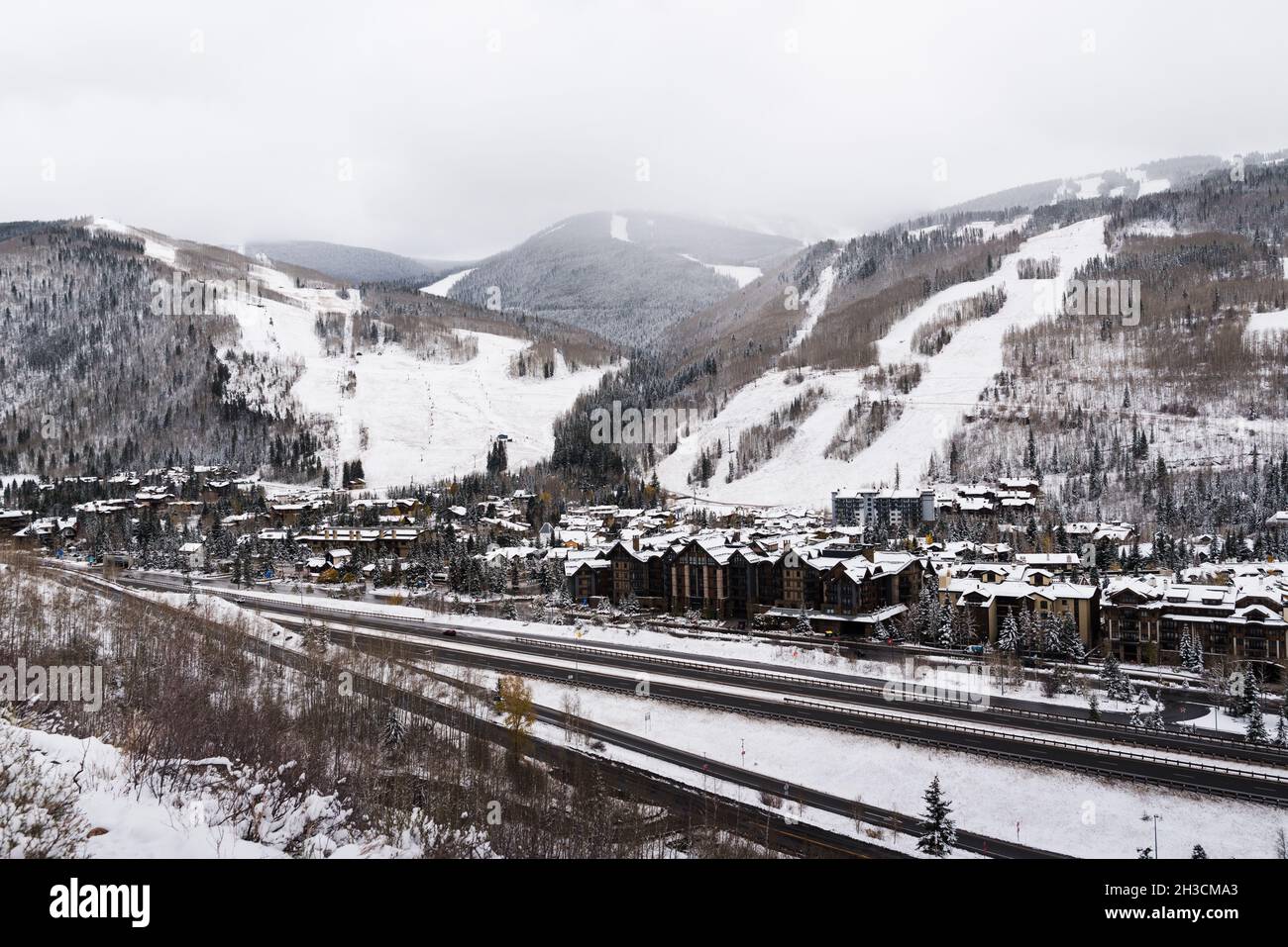 Winter Views in Vail, Colorado Stock Photo - Alamy