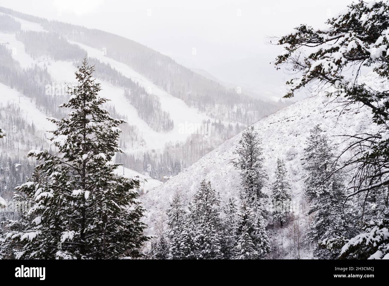 Winter Views in Vail, Colorado Stock Photo - Alamy