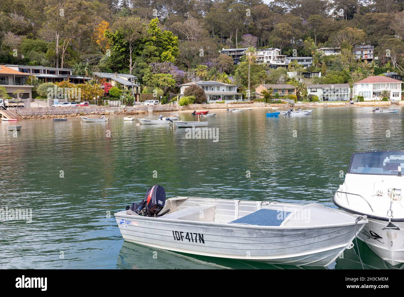Careel Bay, locality within Avalon Beach on Sydney northern beaches,NSW ...