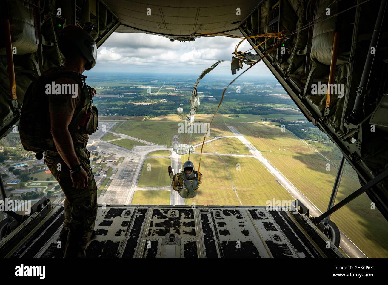 .S. Air Force pararescuemen assigned to the 38th Rescue Squadron ...
