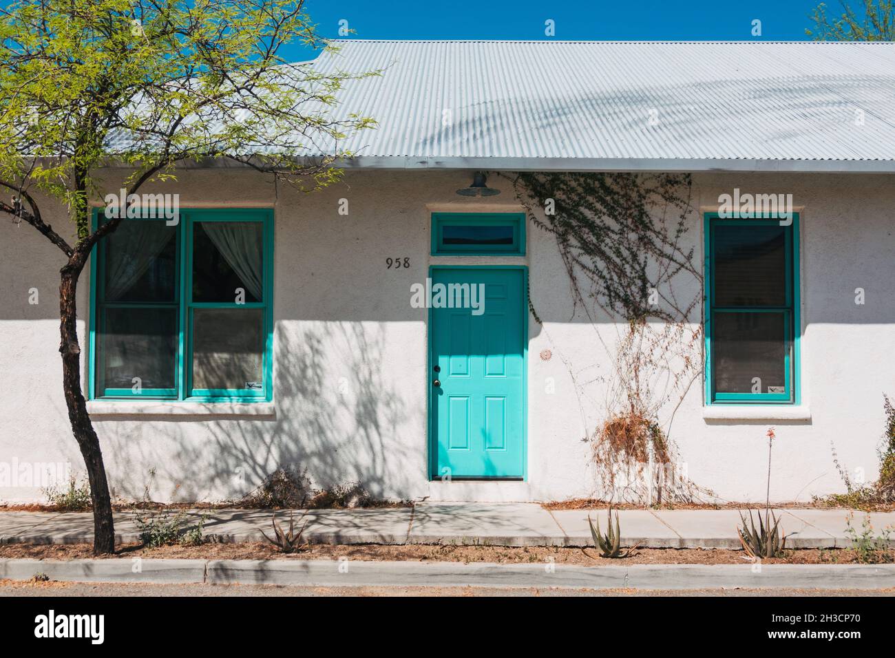 Arizona Turquoise Color On House Turquoise Plan, Summerstone II,