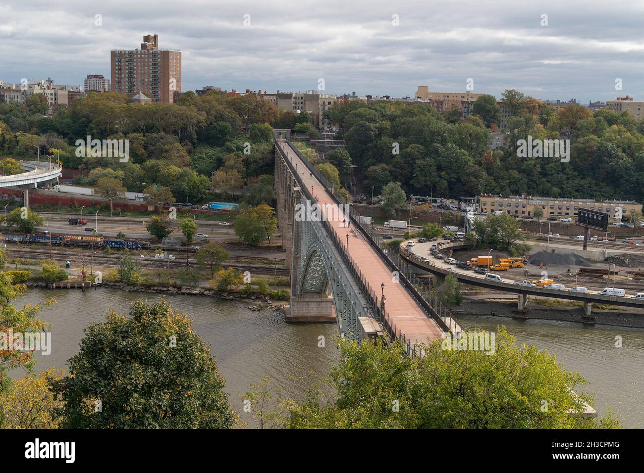 View of High Bridge from of restored Highbridge Water Tower at ...