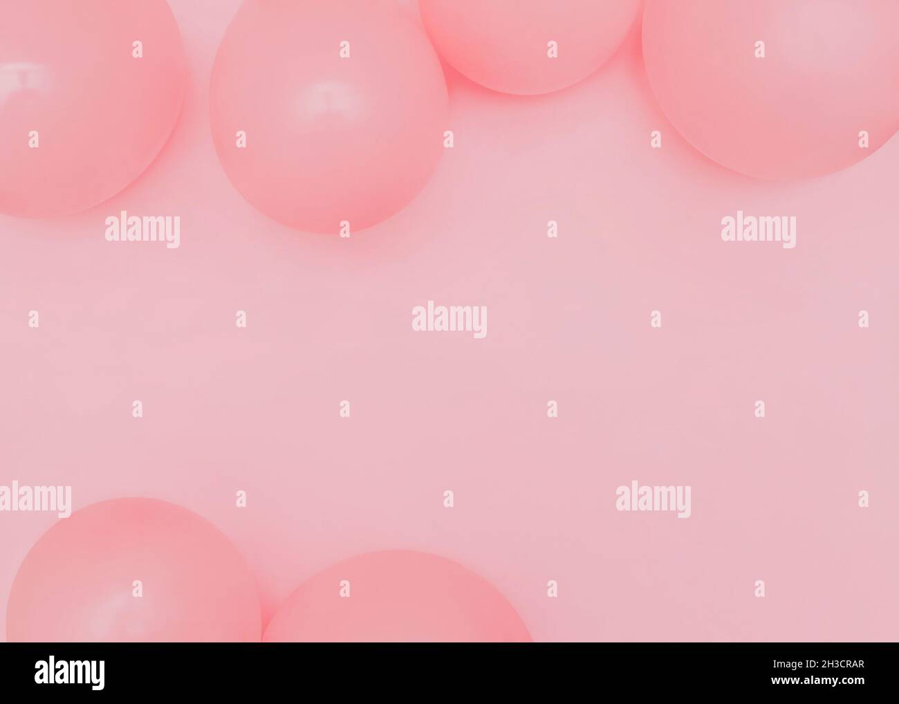 Balloons. Top view photo with copy space Stock Photo - Alamy