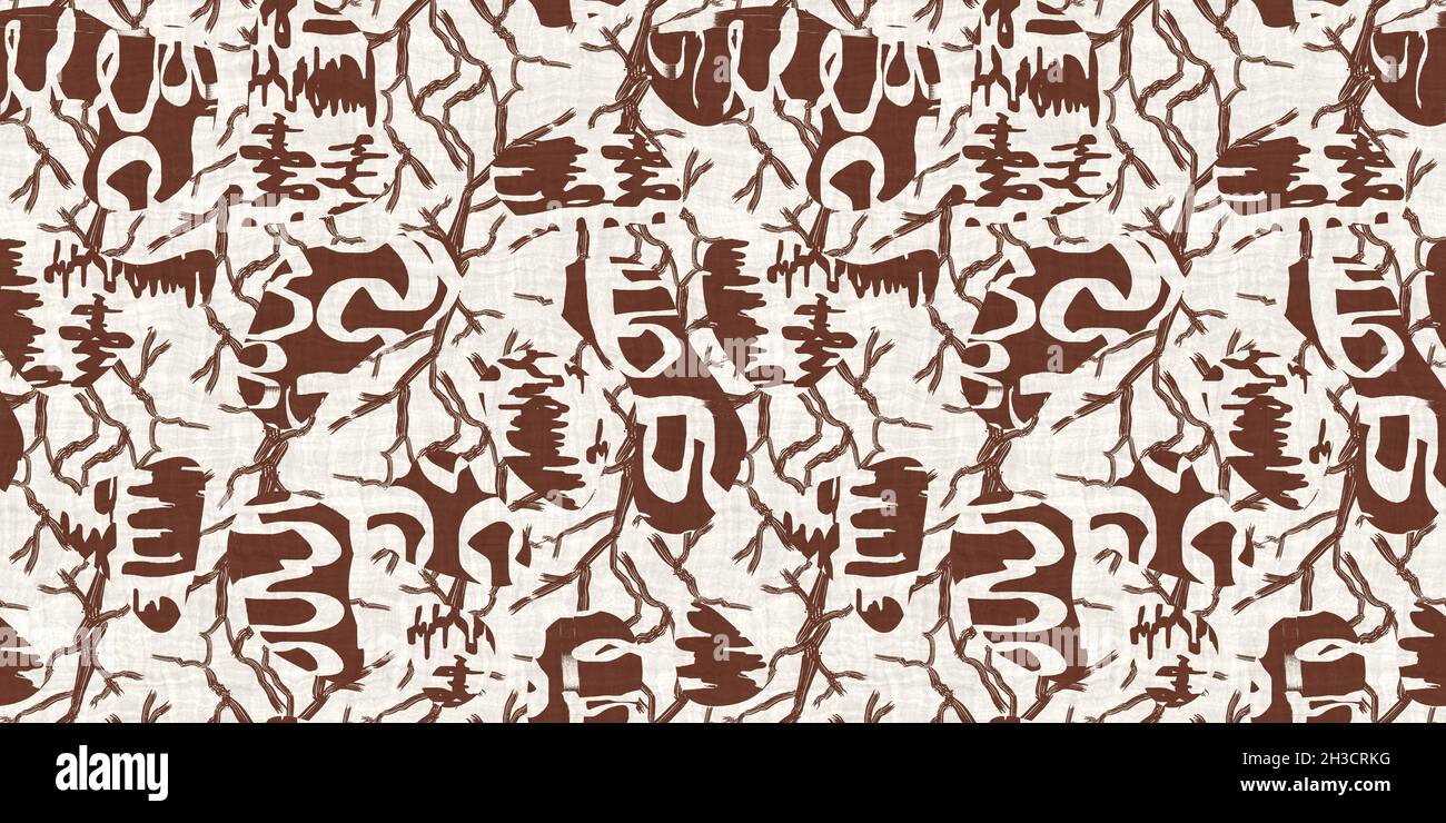 Seamless two tone hand drawn brushed effect pattern border swatch Stock ...