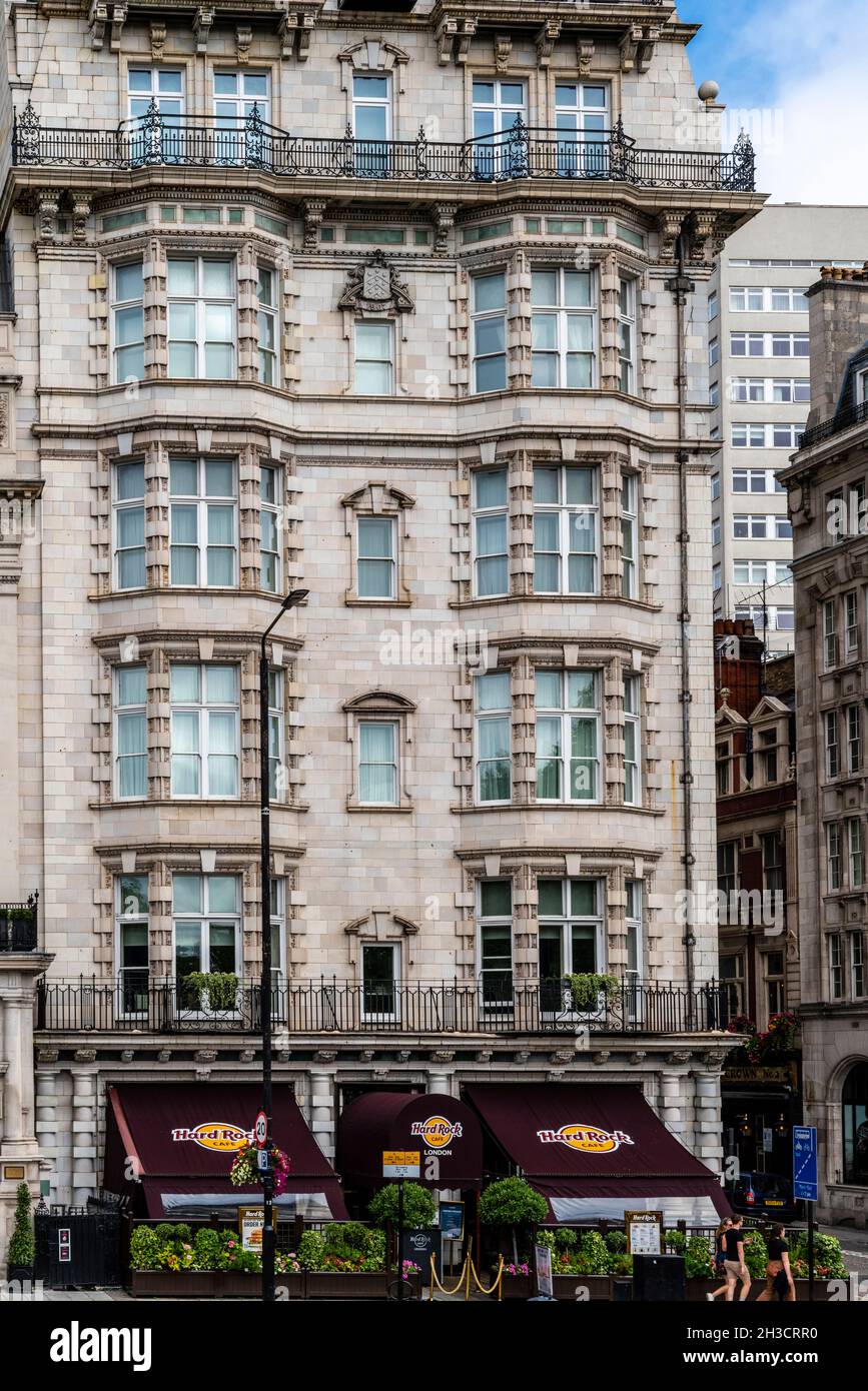 The Hard Rock Cafe, Old Park Lane, London, Uk Stock Photo - Alamy