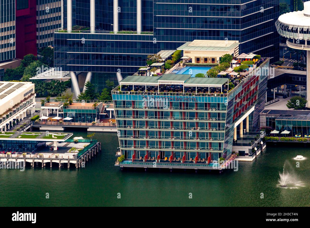 The Fullerton Bay Hotel, Marina Bay, Singapore Stock Photo - Alamy