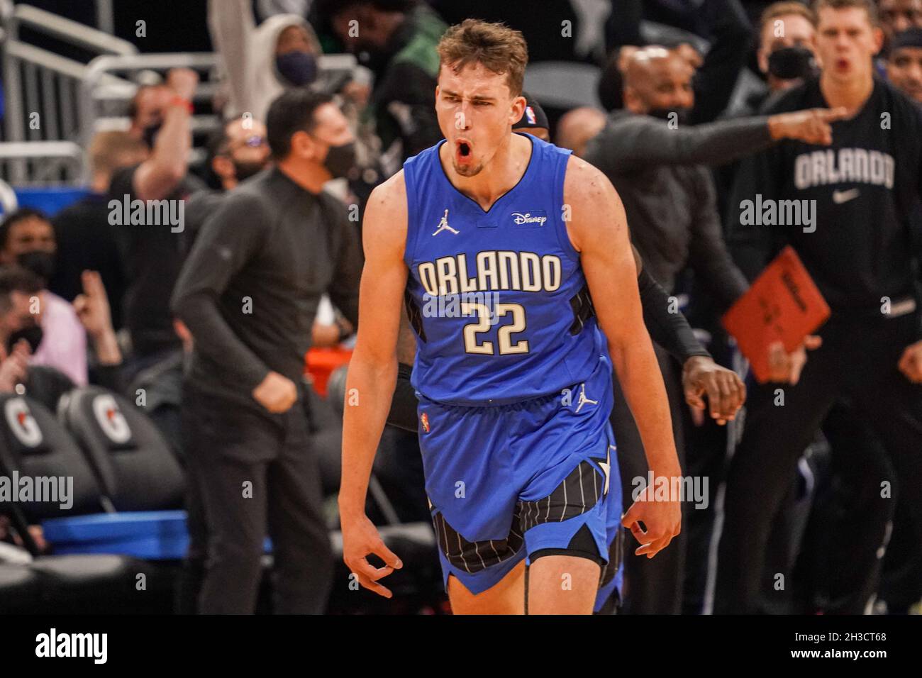 Orlando, Florida, USA, October 27, 2021, Orlando Magic Forward Franz ...
