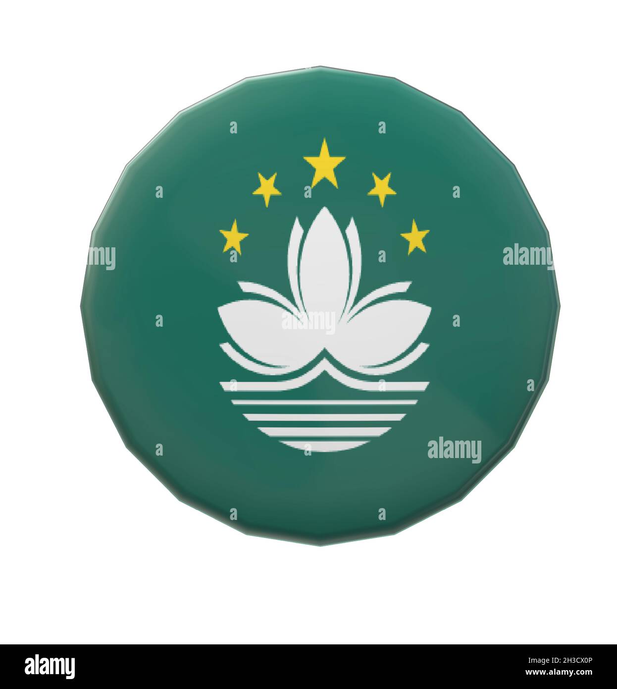 Macau Flag Badge Pin Button Cap Stock Vector Image & Art - Alamy