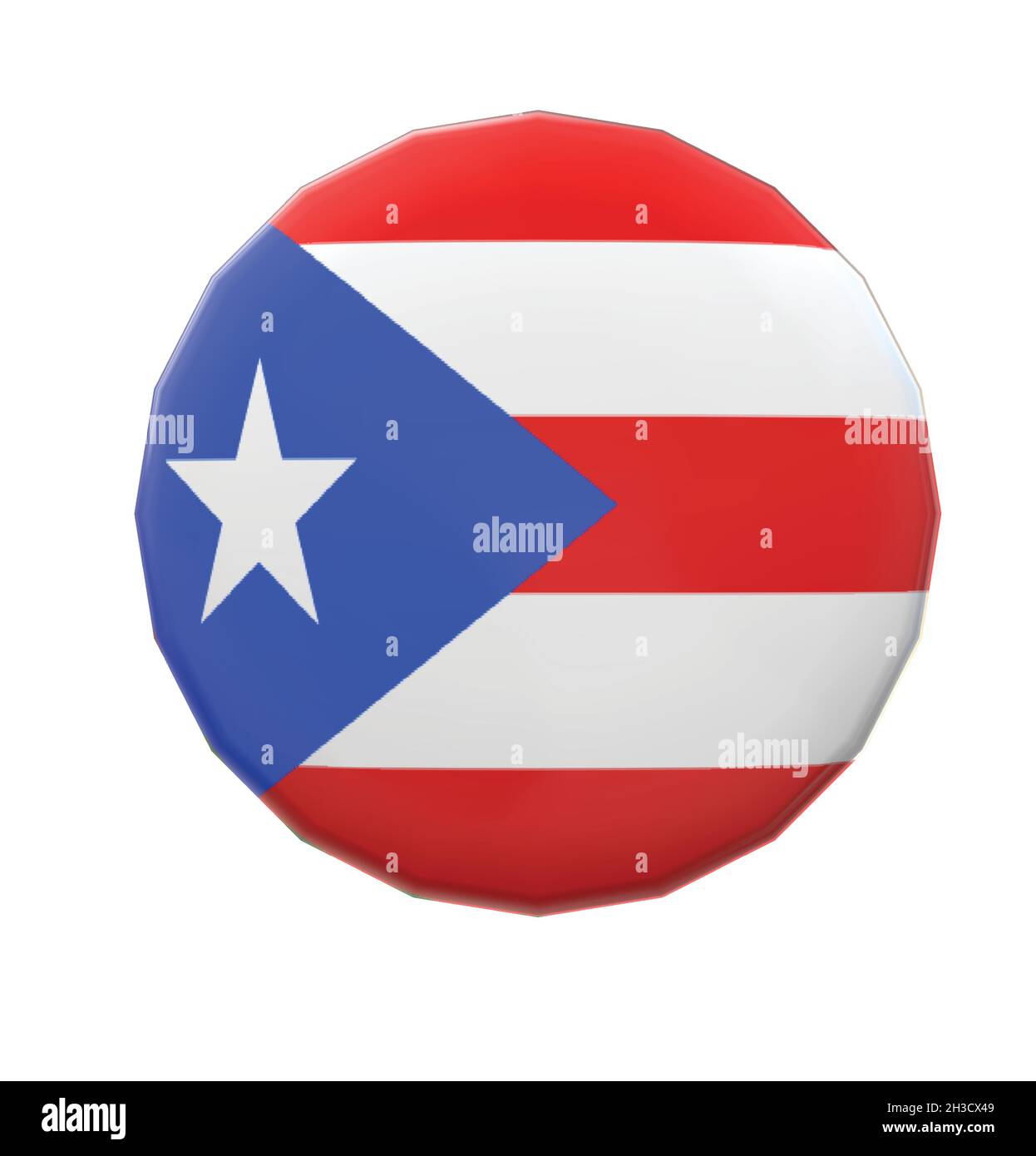 Puerto Rico Flag Badge Pin Button Cap Stock Vector Image & Art - Alamy