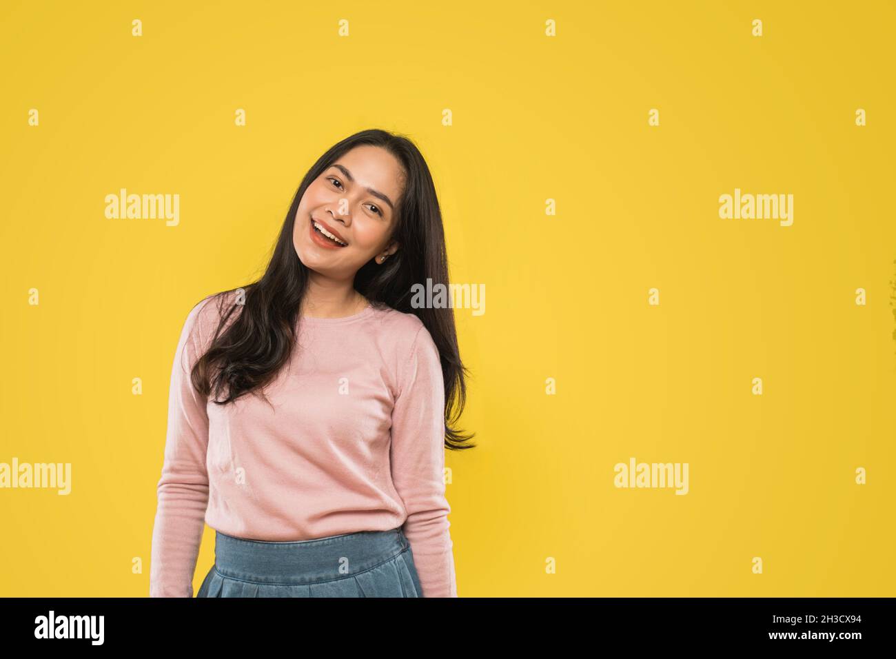 Girl shaking her head hi-res stock photography and images - Alamy