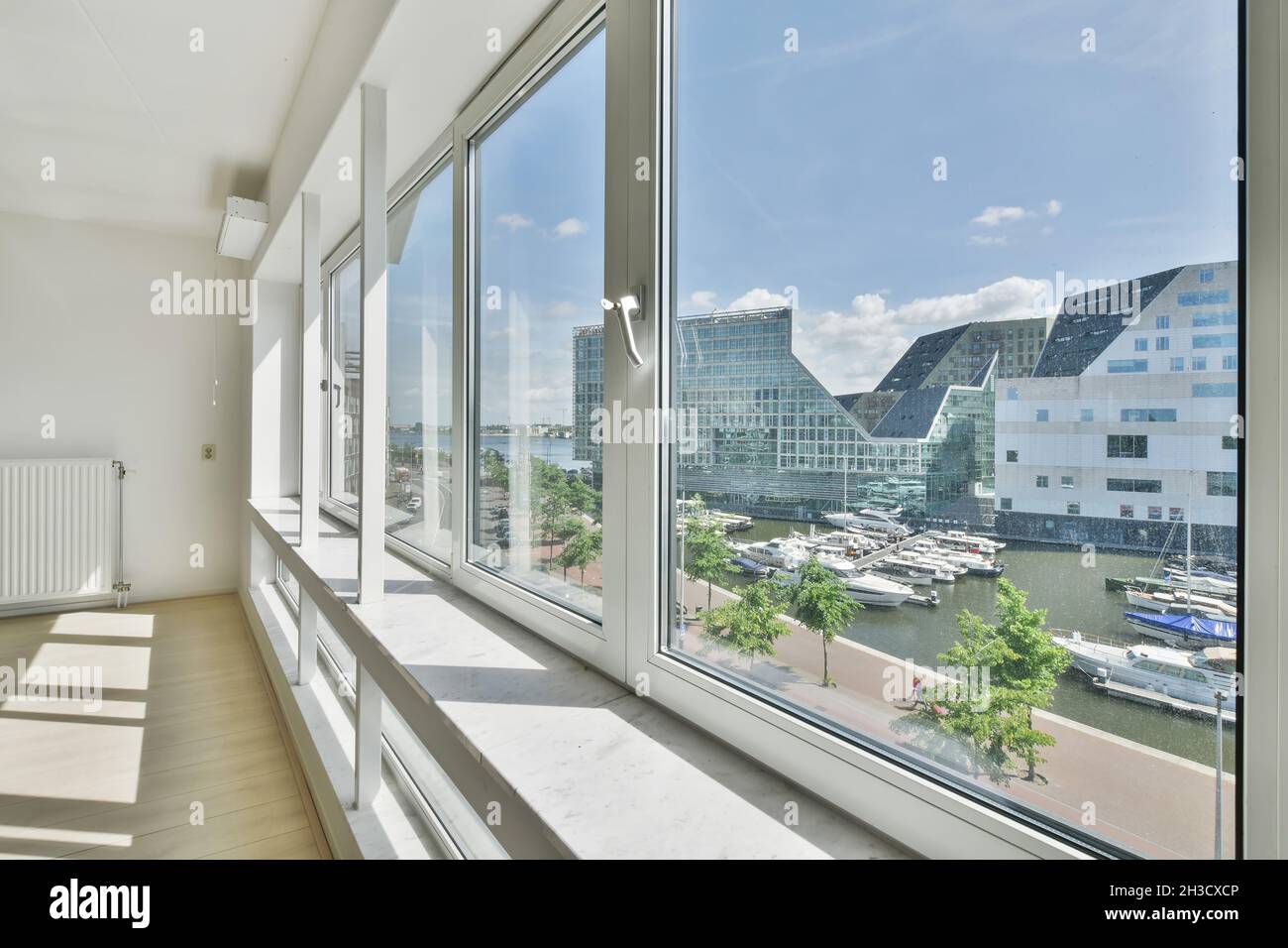 Amazing view of a residential area from the window Stock Photo - Alamy