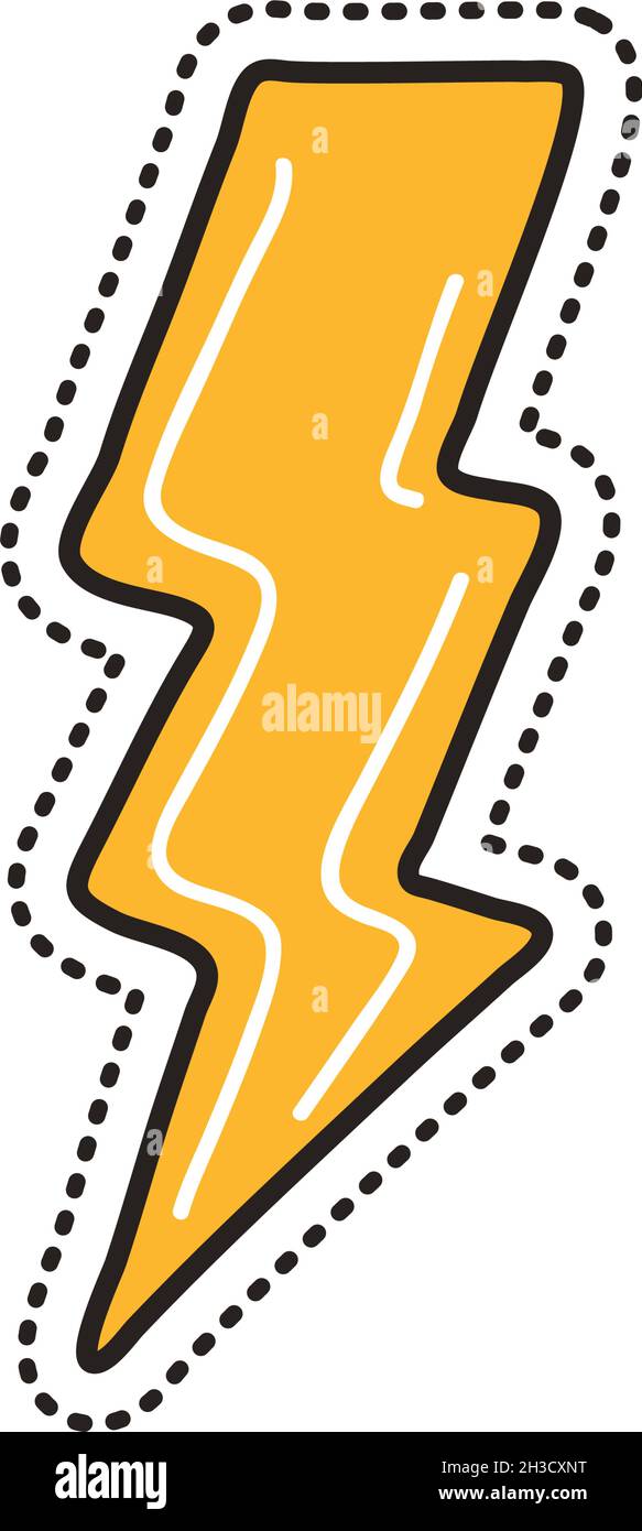 thunder ray pop art style Stock Vector Image & Art - Alamy