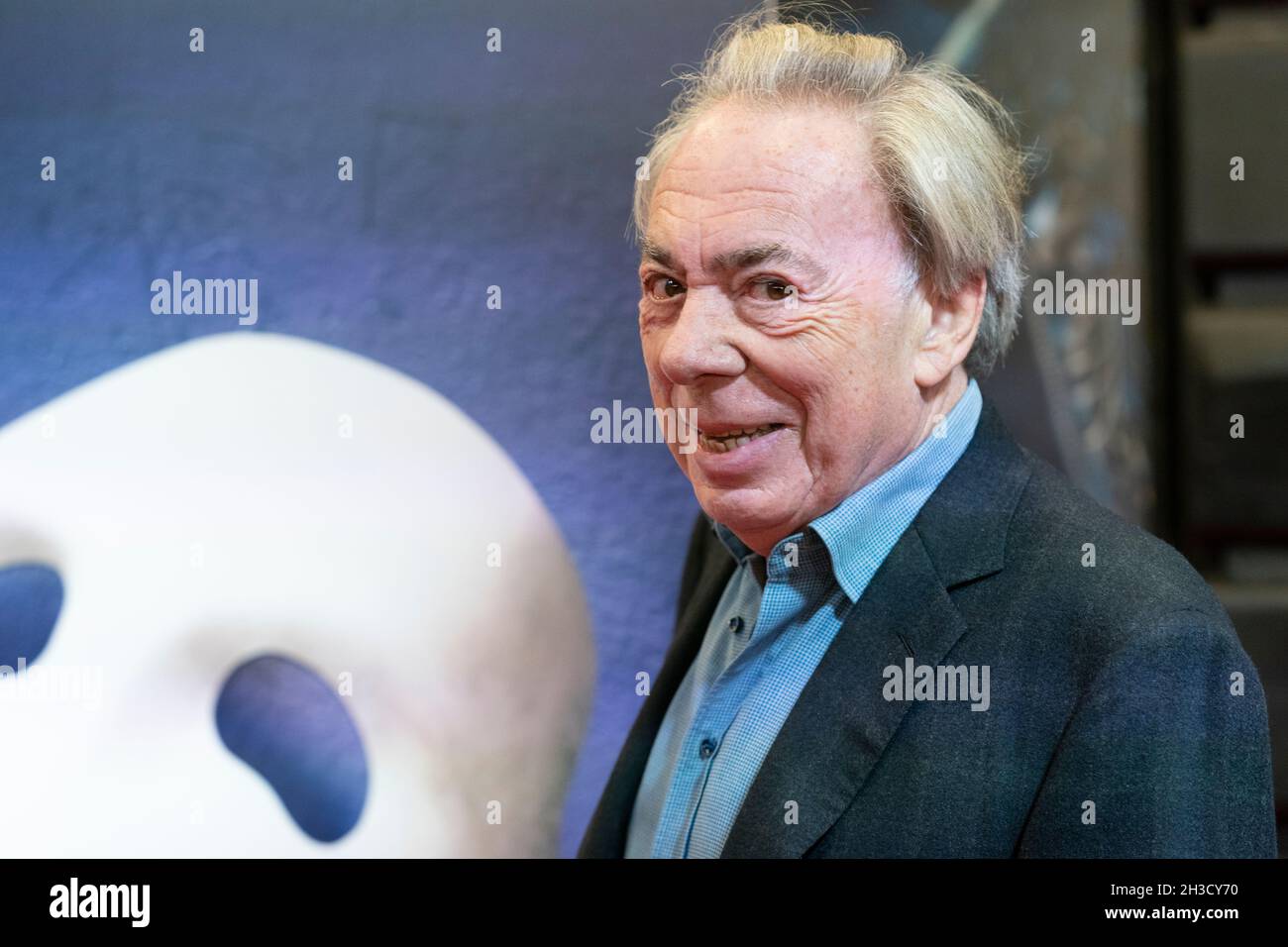 New York, NY - October 22, 2021: Composer Sir Andrew Lloyd Webber ...