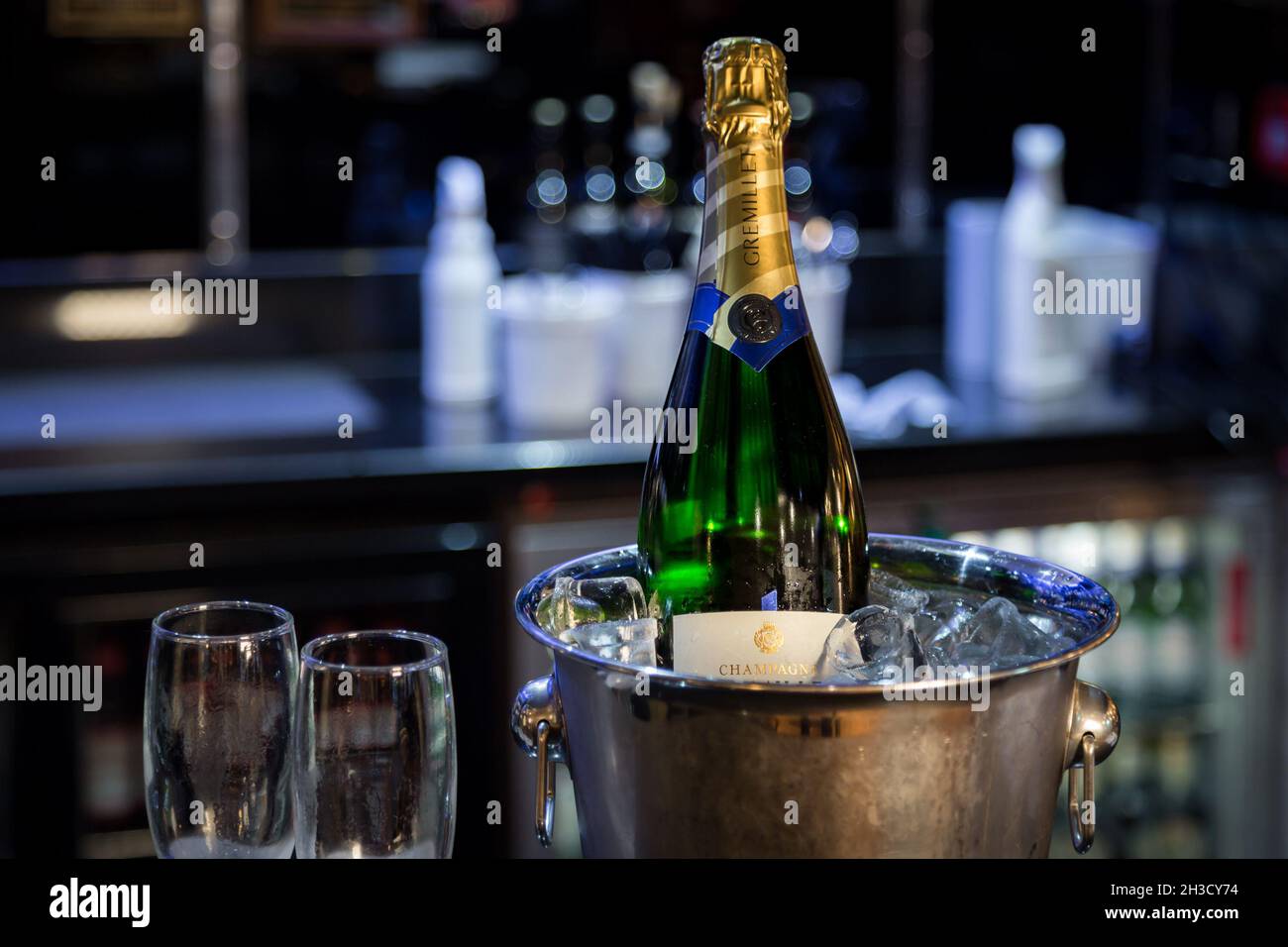 Gios restaurant, Manchester Stock Photo - Alamy