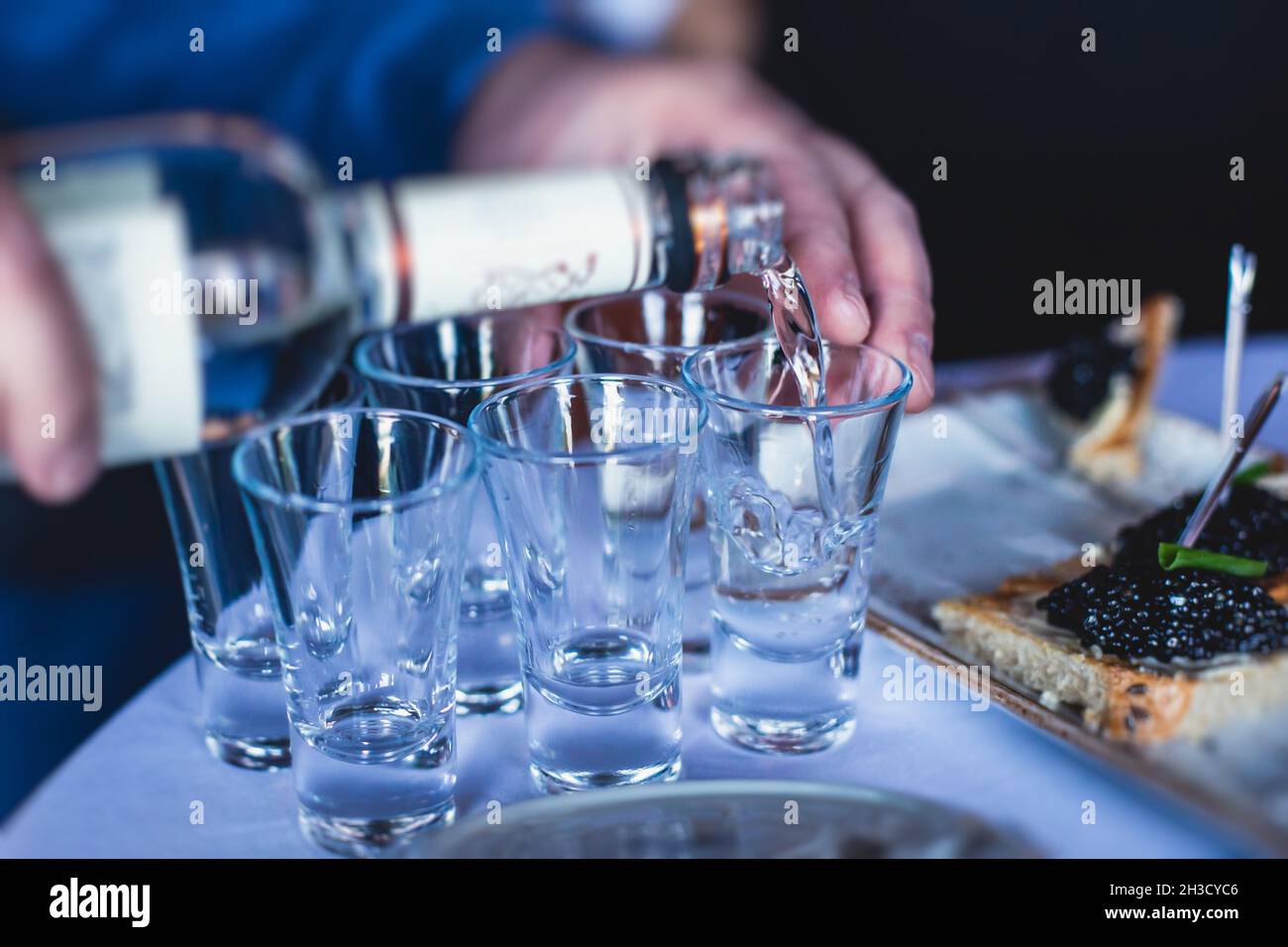 Vodka shots cheers hi-res stock photography and images - Alamy