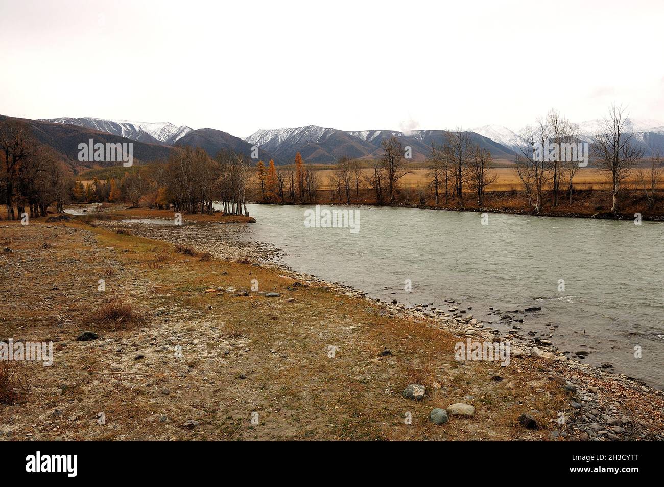 River flowing through steppe hi-res stock photography and images - Alamy
