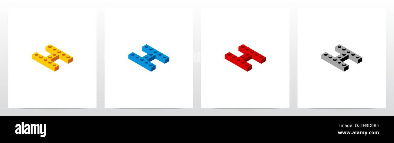 H letter block hi-res stock photography and images - Alamy